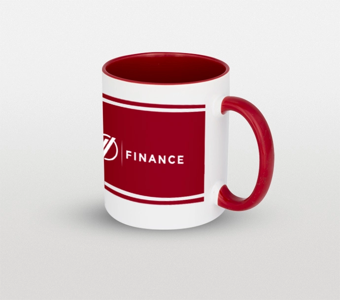 330ml Ceramic Colour Pop Mugs - Heatherbank Print