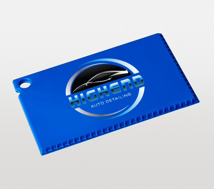 Credit Card Ice Scrapers - Heatherbank Print