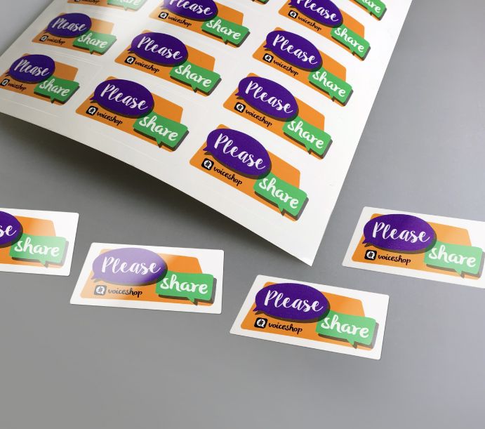 Rectangle Sticker Sheets - Heatherbank Print