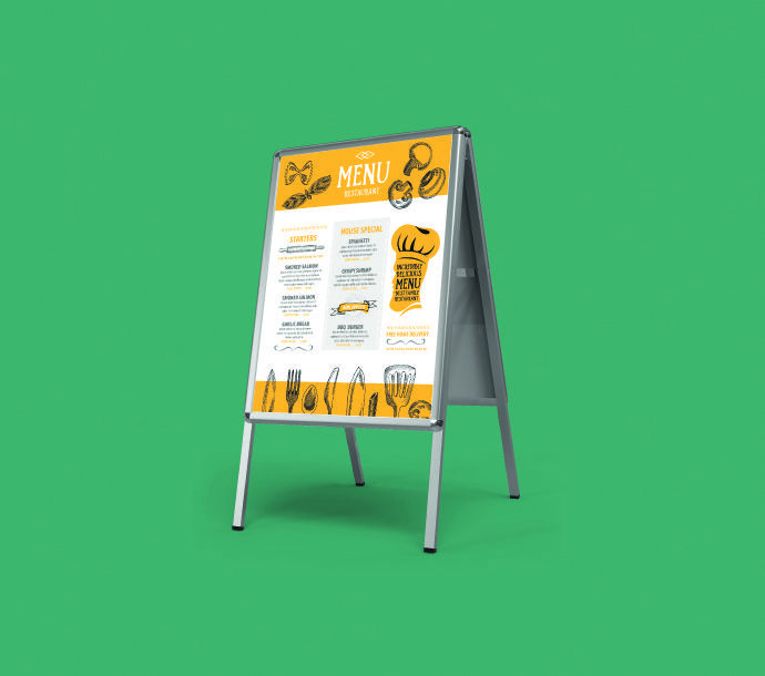 Outdoor Menus - Heatherbank Print