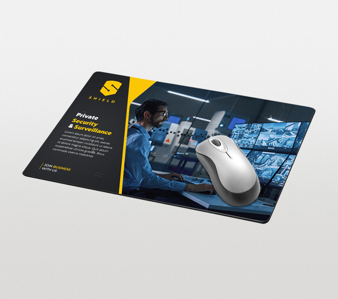 Recycled Plastic Mouse Mats - Heatherbank Print