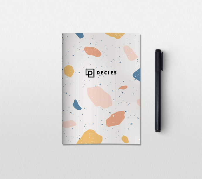 Stapled Notepads - Heatherbank Print